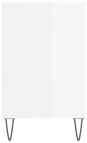 vidaXL Botník 102x36x60 cm kompozitní dřevo [831414] Barva: Bílá
