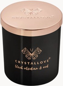 Sójová svíčka z černého obsidiánu (Oud Crystallove)