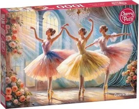 CHERRY PAZZI Puzzle Tři baletky / 1000 dílků / 70 × 50 cm