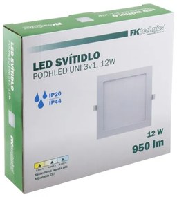 LED Koupelnové podhledové svítidlo LED/12W/230V 3000/4000/6000K IP44
