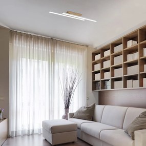 Rabalux Chromové stropní LED svítidlo Tamur 800mm 21W 71084