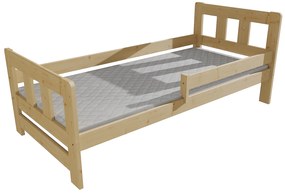 Vomaks Dětská postel se zábranou VMK010FA KIDS Rozměr: 80 x 160 cm, Barva: barva modrá