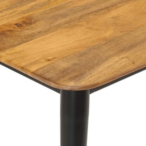 Konferenční stolek 110 x 50 x 40 cm masivní mangovník a železo - Default Title