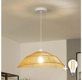 Brilagi - LED Lustr na lanku CERIA BOHO 1xE27/40W/230V pr. 50 cm hnědá