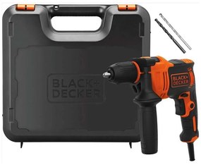 BLACK+DECKER - Příklepová vrtačka 550 W BEH550K-QS