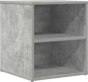 Rohová skříňka betonově šedá 160 x 40 x 45 cm kompozitní dřevo 3307822