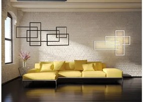 LED nástěnné svítidlo Quadratus černé