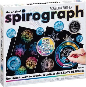 Kreativní sada spirograpf scratch&shimmer