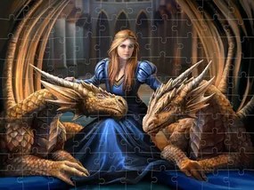 PRIME 3D Puzzle Dračí královna / 100 dílků / 3D efekt / 31 x 23 cm