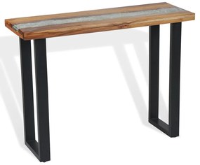 vidaXL Odkládací stolek, teak, 100x35x75 cm