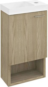 Sapho Latus - Umyvadlová skříňka XI 30x53x17 cm, 1x dvířka, jilm Bardini LT711-1313