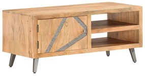 Konferenční stolek 90 x 45 x 40 cm masivní akáciové dřevo - Default Title