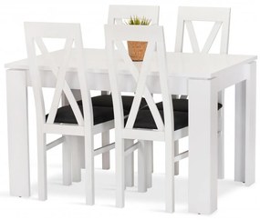 Jídelní sestava WANDA stůl + 4 židle