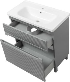 Lavedo Aria Grey 65 koupelnová skříňka s umyvadlem