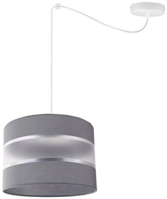 Závěsné svítidlo ELEGANCE SPIDER, 1x textilní stínítko (výběr z 8 barev), (výběr ze 2 barev konstrukce)
