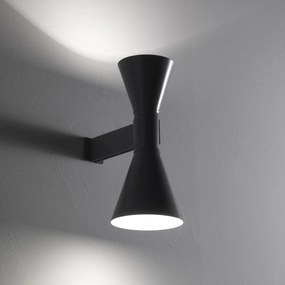 Nástěnná lampa Applique De Marseille Barva:: černá, Velikost:: S