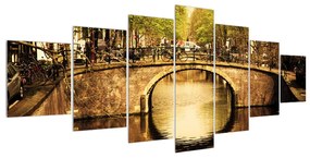 Obraz Amsterdamu (210x100 cm)