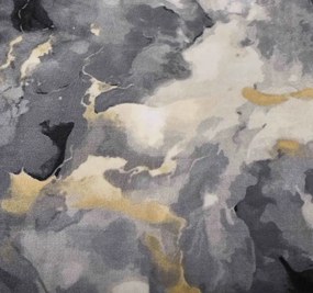 Jahu Povlečení mikroflanel Mramor šedý 140x200, 70x90 cm