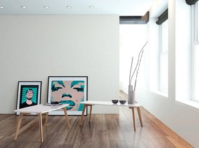 Konferenční stolek arcom 110 x 50 cm bílý MUZZA