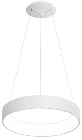 ACB Iluminacion Zavěsné LED svítidlo DILGA, ⌀ 60 cm, 48W, CRI90, CCT switch 2700-3000K Barva: Bílá, Stmívání: Casambi