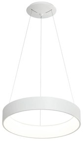 ACB Iluminacion Zavěsné LED svítidlo DILGA, ⌀ 60 cm, 48W, CRI90, CCT switch 2700-3000K Barva: Bílá, Stmívání: ON/OFF