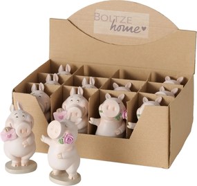 Boltze Dekorativní figurka prasátko Piggie různé druhy 10,5 x 5,5 x 6 cm, 1 ks