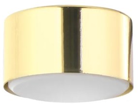 TK LIGHTING Stropní svítidlo - DALLAS 6096, Ø 8 cm, 230V/10W/1xGX53, zlatá/černá