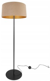 Stojací lampa Mediolan, 1x textilní stínítko (výběr z 10 barev), (výběr ze 3 barev konstrukce), g