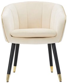 Designové křeslo Dandelion krémové