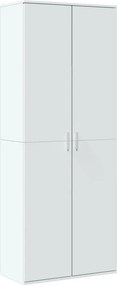 Skříň highboard bílá 70 x 35 x 180 cm kompozitní dřevo 3276658