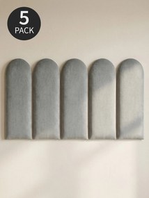 Sinsay - Čalouněné stěnové panely 5 pack - šedá