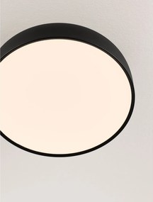 Matně černé hliníkové LED stmívatelné stropní svítidlo Noelia – Nova Luce