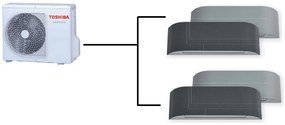 Klimatizace Toshiba Haori 1+2 ( 2,5kW + 2,5kW ) Multi-split R32