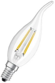 LED žárovka E14 OSRAM Filament 3,4W (40W) teplá bílá (2700K) stmívatelná svíčka plamínek