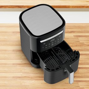 Černá horkovzdušná fritéza Easy Fry &amp; Grill XXL EY801815 – Tefal