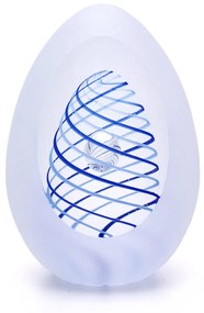 Broušené těžítko - dekor 01, Modrá/Modrá světlá, 10 cm | České sklo od Artcristal Bohemia