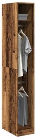 Šatní skříň old wood 30 x 50 x 200 cm kompozitní dřevo 3307781