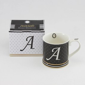 Home Elements Porcelánový hrnek 370 ml písmena: A