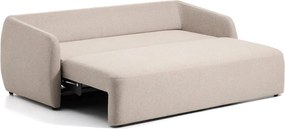 Béžová žinylková rozkládací pohovka 218 cm Laira – Kave Home