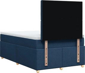 Box spring postel s matrací černá 120x190 cm textil 3291239