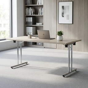 Skládací stůl Impress 180 x 80 cm, dub sonoma