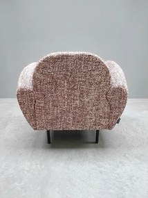 Křeslo z textilie bouclé v terakotové barvě Poppy - II. jakost – Micadoni