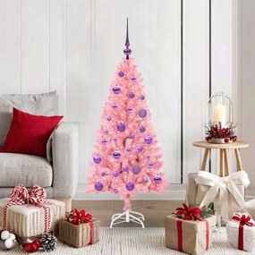 Vánoční stromeček Růžová 120 cm PVC 3396413