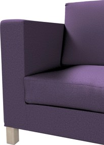 Potah na pohovku IKEA  Karlanda 3-místná nerozkládací, krátký barva fialová látka pletený vzor