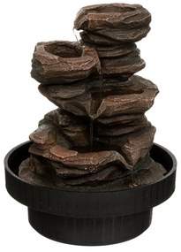 Mini zenová fontána Sharmila, pryskyřice, výška 22,5 cm
