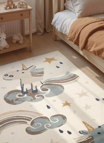 Hanse Home, Dětský koberec Adventures 106413 Cream Multicolor, 120x170, vícebarevná, dětský pokoj