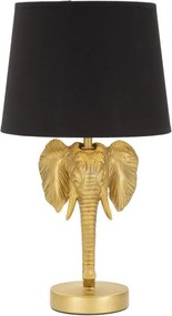 Stolní lampa Elephant 43 cm černo-zlatá