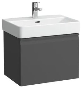 Laufen Pro S - Umyvadlová skříňka, 570x450x390 mm, 1 zásuvka, grafit mat H4833720964801