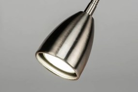 Stolní designová lampa s klipem Nicolette Silver