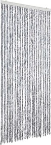 Závěs proti hmyzu bílošedý 90 x 200 cm Chenille 315133